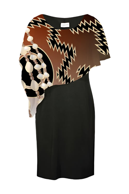 Red Willow Cape Dress – Mermery Designs